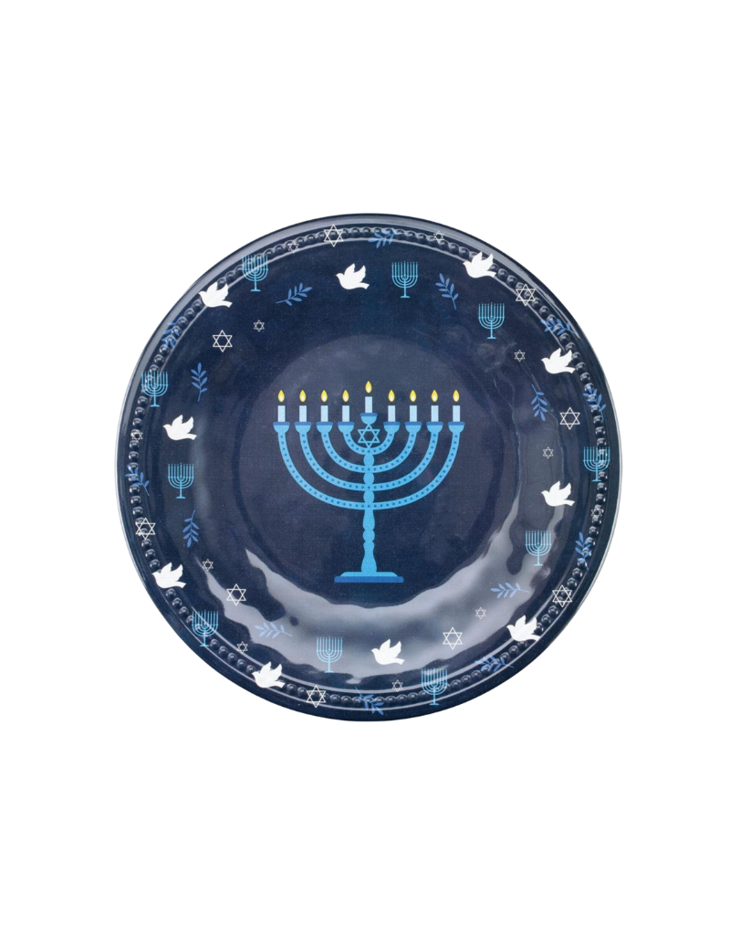 Chanukah Melamine Plate – On The Table